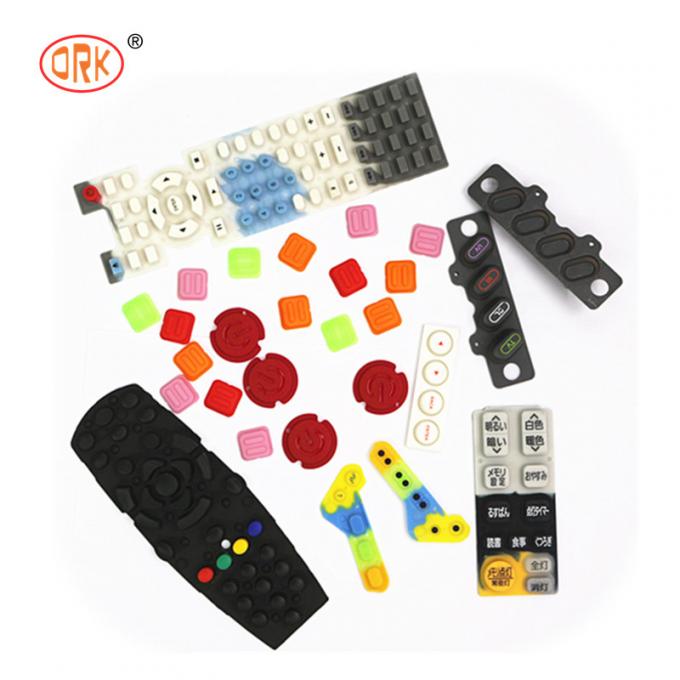 Silicon Rubber Keypads / Rubber Button Contact TV Remote Control