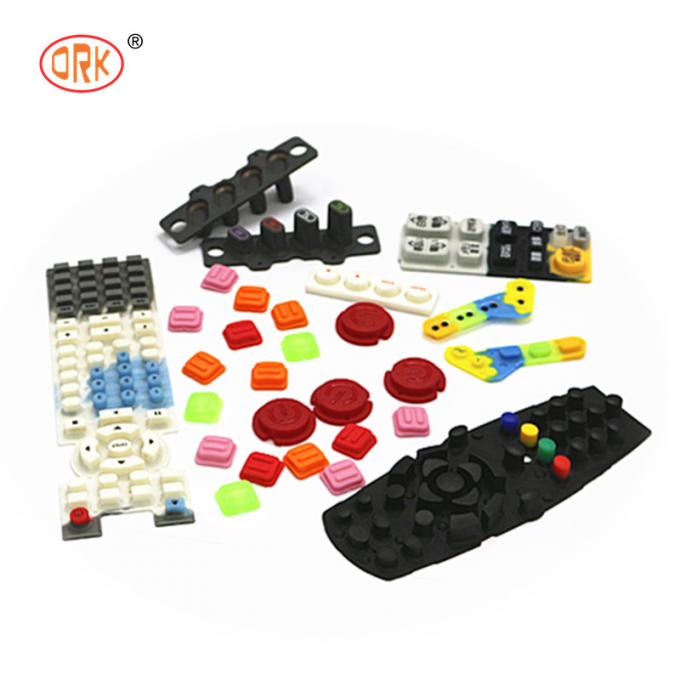 Silicon Rubber Keypads / Rubber Button Contact TV Remote Control