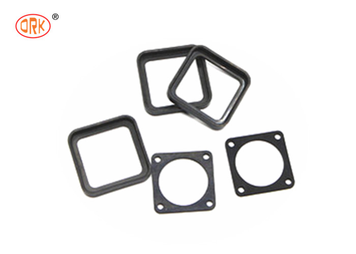 Flat Rectangular Rubber Gasket Silicone Sealing Gaskets Customized Shaped