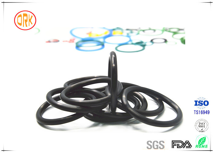 Black Fuel Resistance NBR Nitrile O Ring For Fuel Spray Nozzle