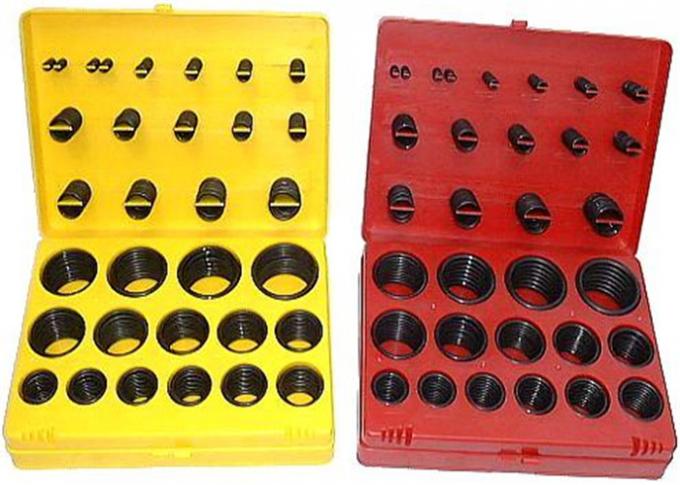 5A Yellow O Ring Kits 382pcs , Metric O Rings Low Temperature Resistant