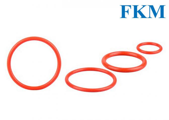 Low / High Temp Resistant FKM O Rings Customized For Automobile Systems